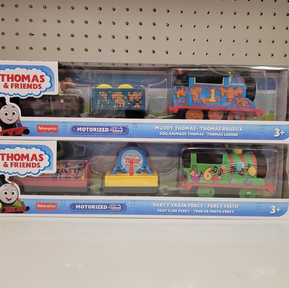 Fisher-Price | Toys | Thomas Friends Motorized Percy Muddy Sets | Poshmark